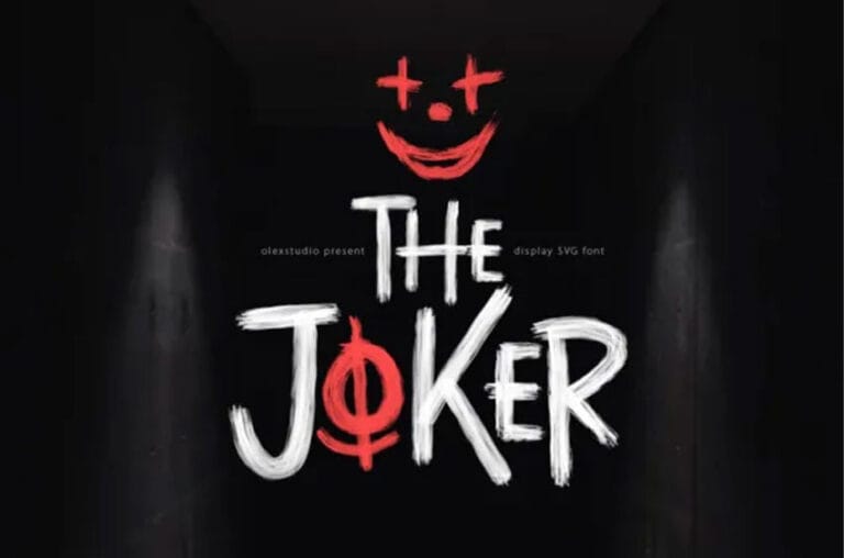The Joker Font - DaFontHub