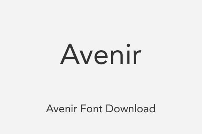 Avenir Font - DaFontHub