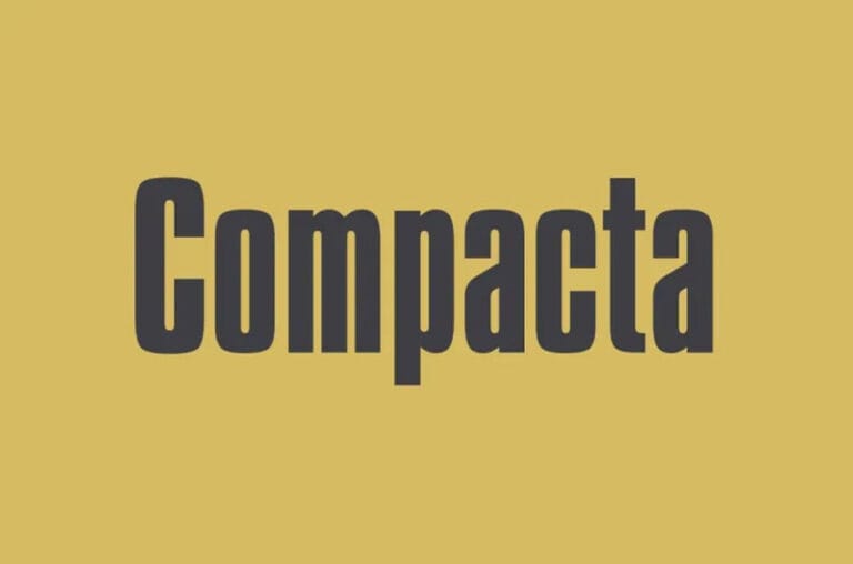 Compacta Font - DaFontHub