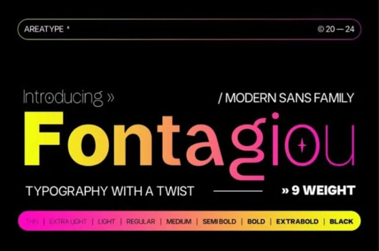 Fontagiou Font - DaFontHub