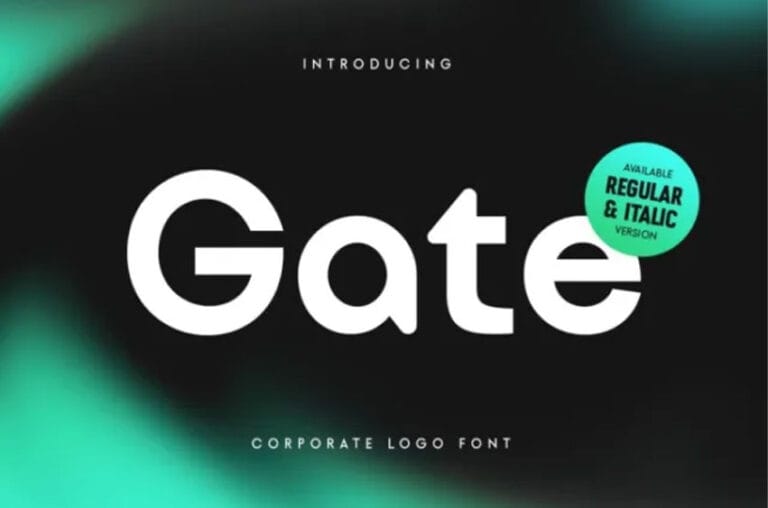 Gate Font - DaFontHub