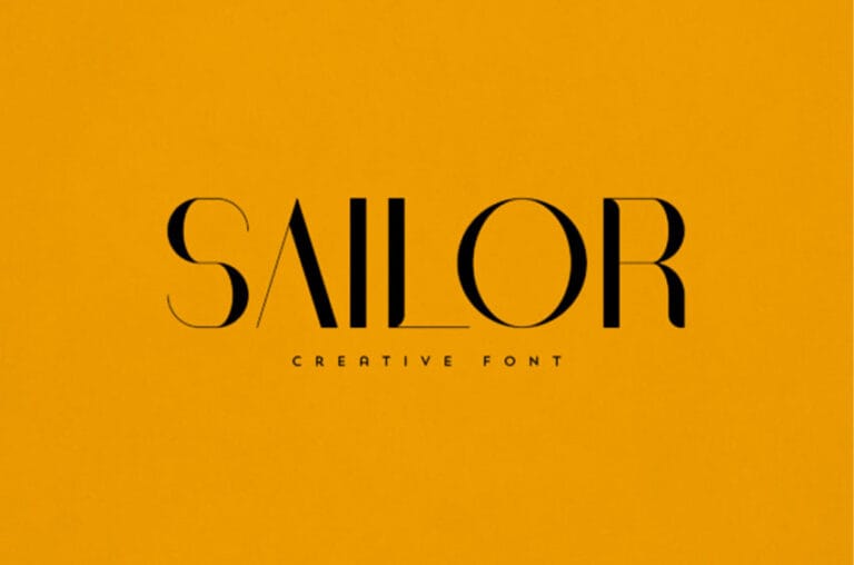 Sailor Font - DaFontHub