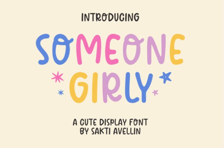 Someone Girly Font - DaFontHub