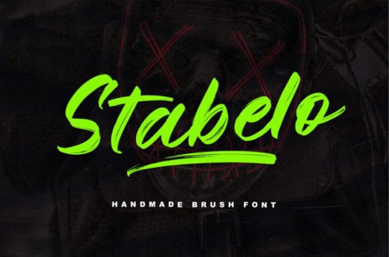 Stabelo Font - DaFontHub
