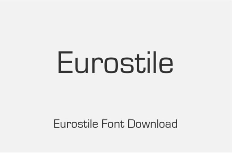 Eurostile Font - DaFontHub