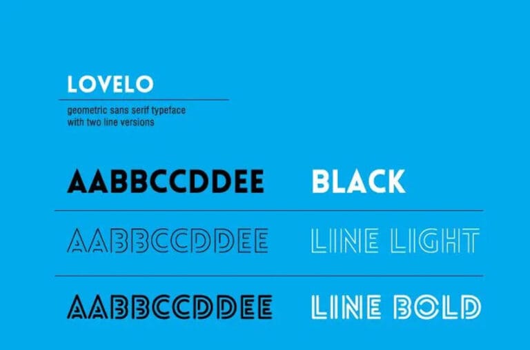 Lovelo Font - DaFontHub