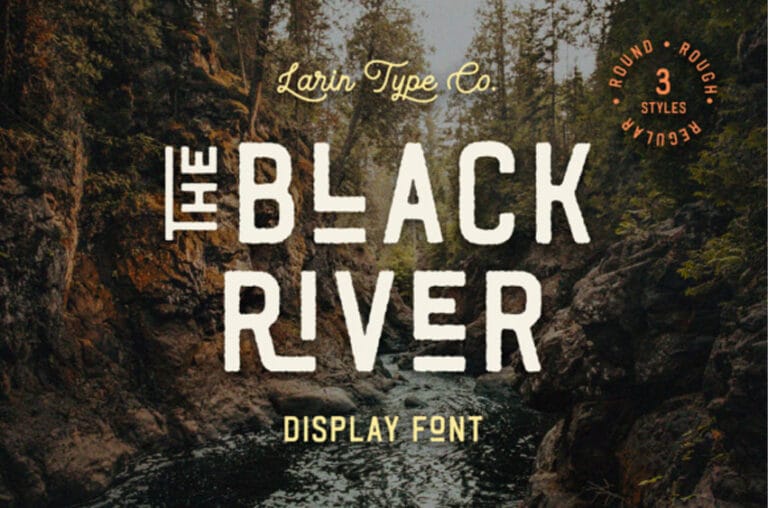 Black River Font - DaFontHub