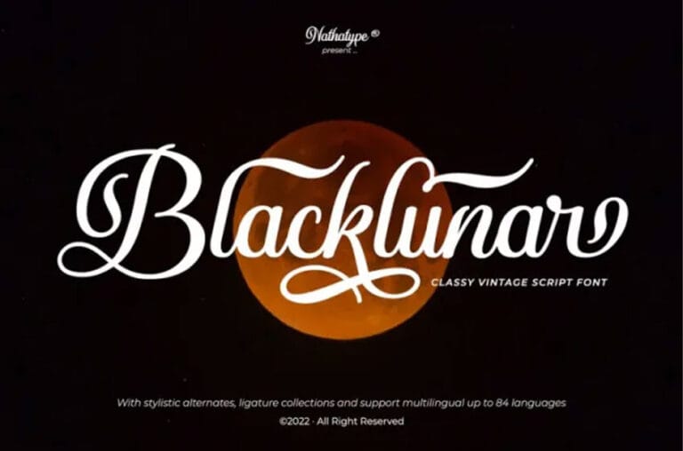 Blacklunar Font - DaFontHub