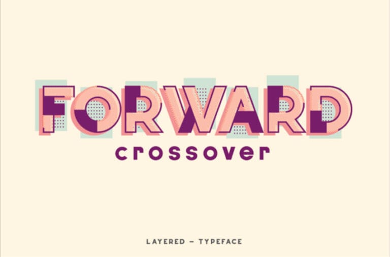 Forward Crossover Font - DaFontHub