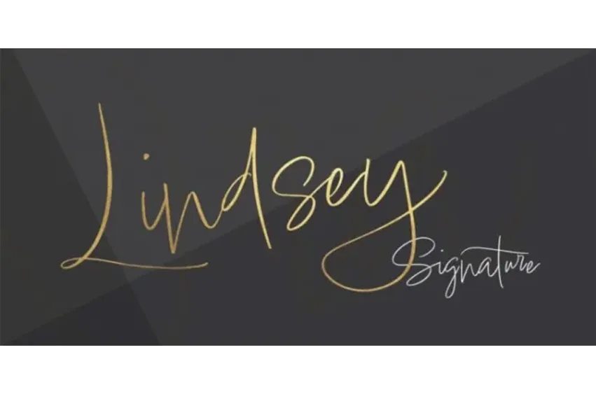 Lindsey Signature Font - DaFontHub