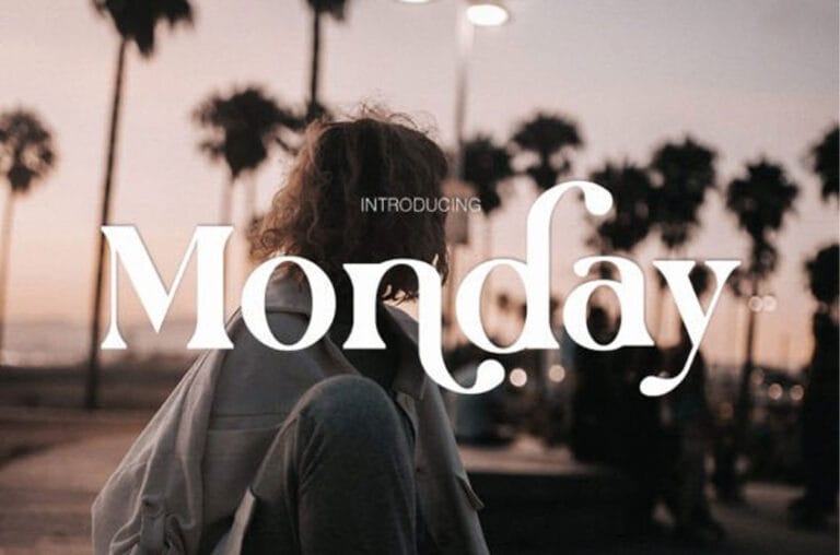 Monday Font - DaFontHub