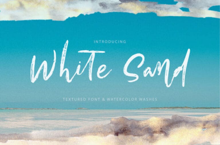 White Sand Font - DaFontHub