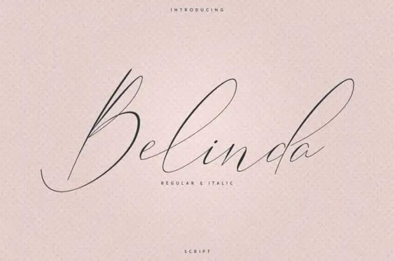 Belinda Script Font - DaFontHub
