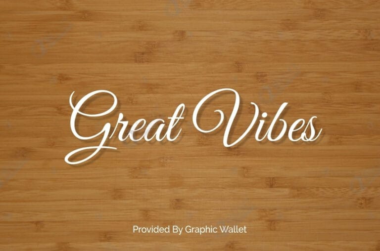 Great Vibes Font - DaFontHub