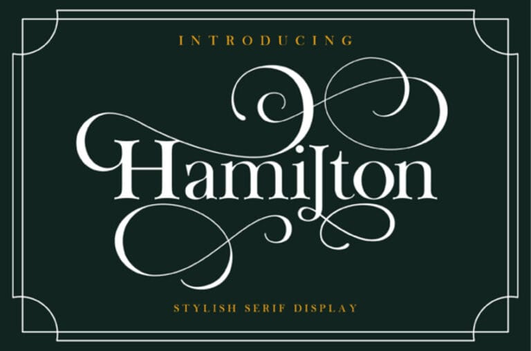 Hamilton Font - DaFontHub