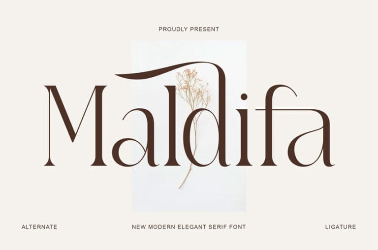 Maldifa Font - DaFontHub