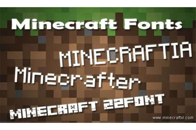 Minecraft Font - DaFontHub