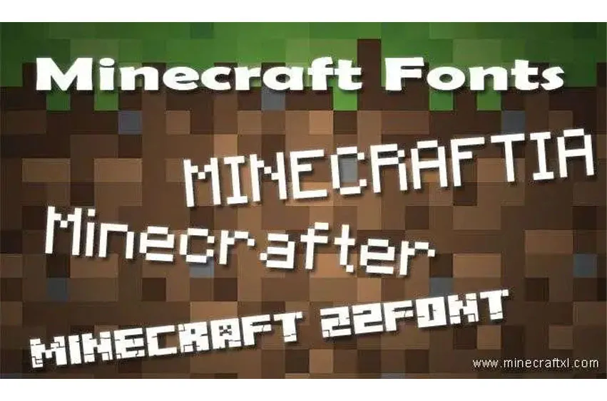 Minecraft Font - DaFontHub