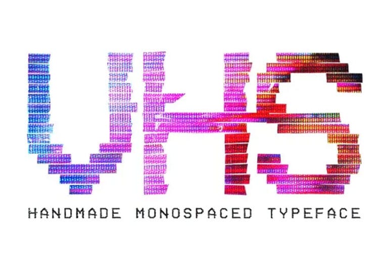 VHS Font - DaFontHub