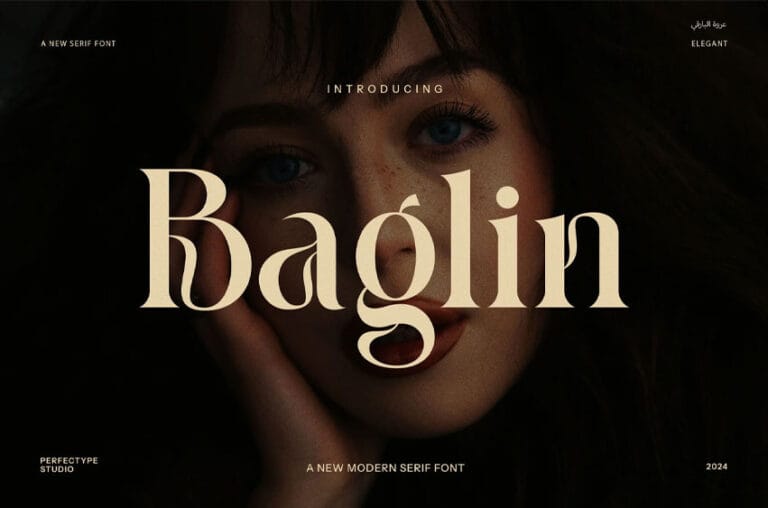 Baglin Font - DaFontHub
