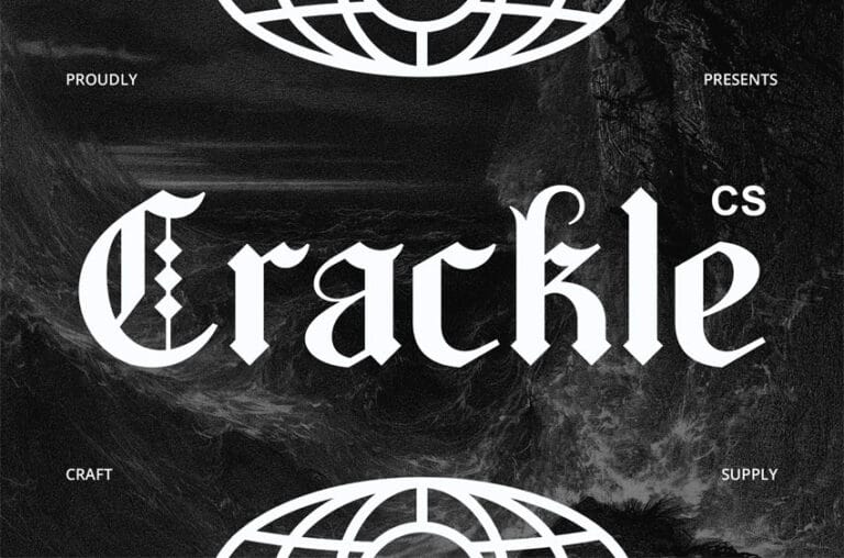 Crackle Font - DaFontHub