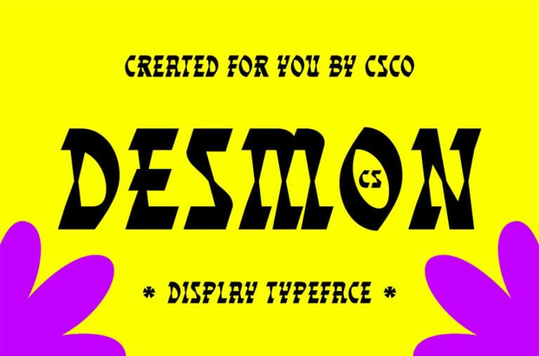 Desmon Font - DaFontHub