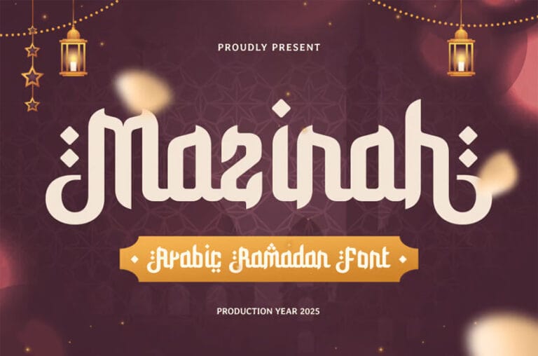 Mazinah Font - DaFontHub