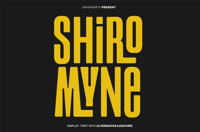 Shiro Myne Font - DaFontHub