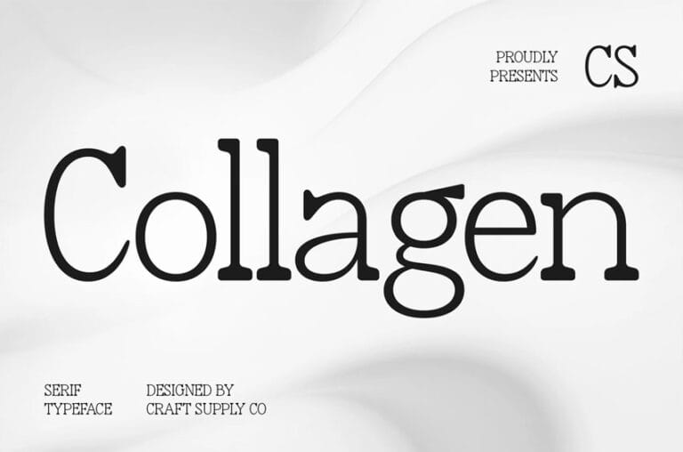 Collagen Font - DaFontHub