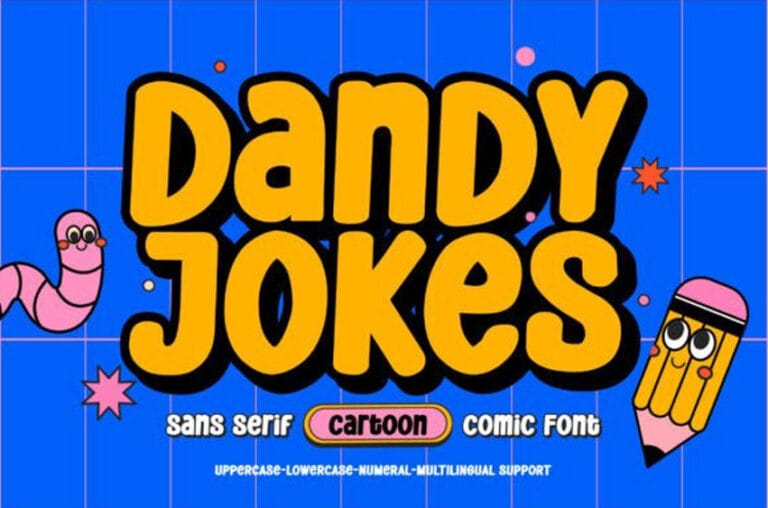 Dandy Jokes Font - DaFontHub