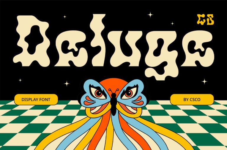 Deluge Font - DaFontHub