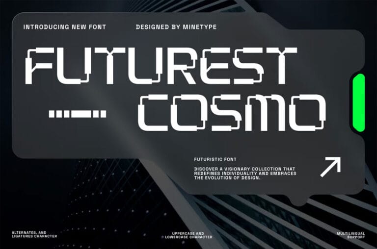 Futurest Cosmo Font - DaFontHub