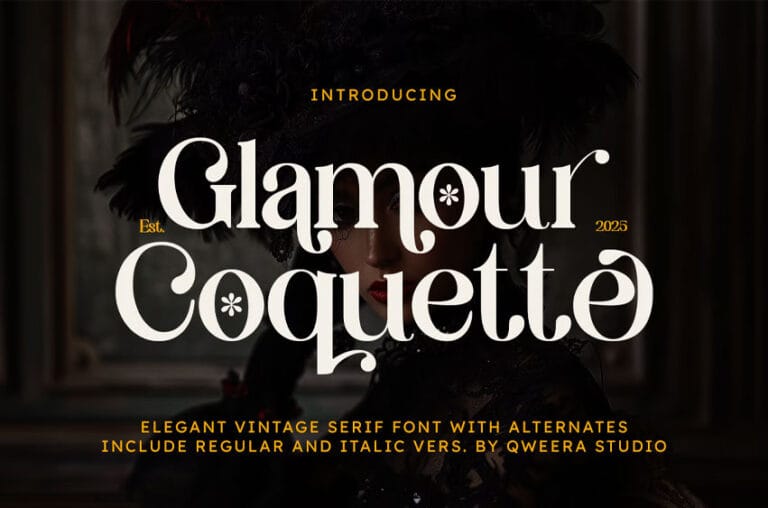 Glamour Coquette Font - DaFontHub