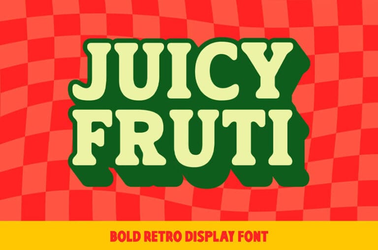 Juicy Fruti Font - DaFontHub