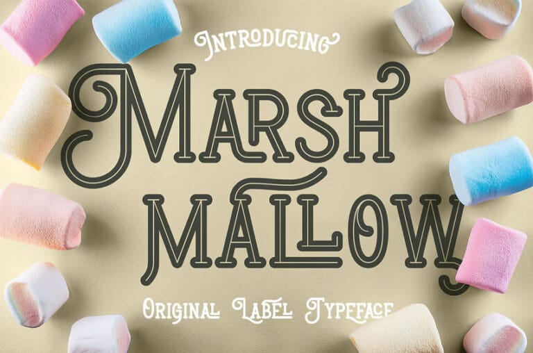 Marshmallow Font - DaFontHub