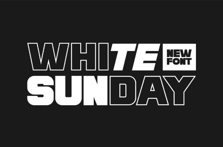 White Sunday Font - DaFontHub