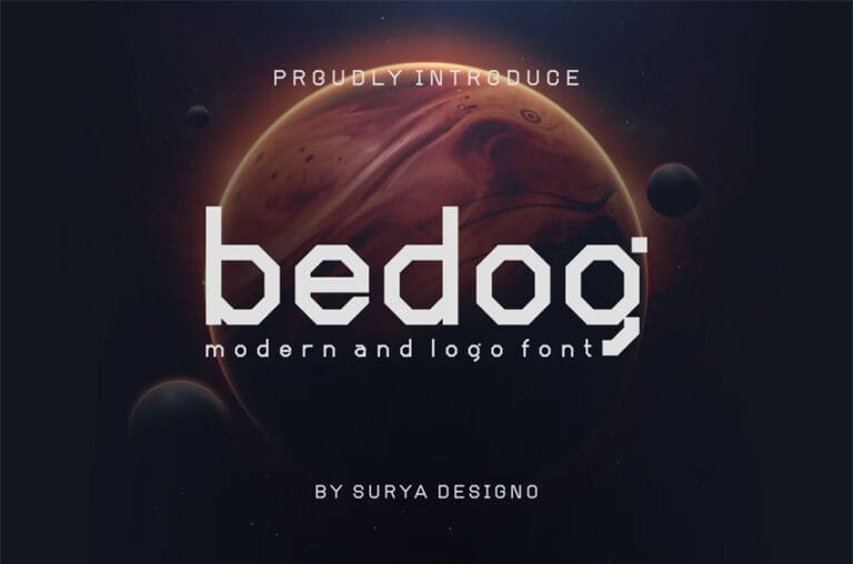 Bedog Font - DaFontHub