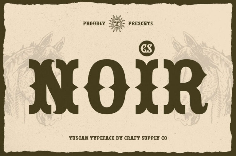 CS Noir Font - DaFontHub