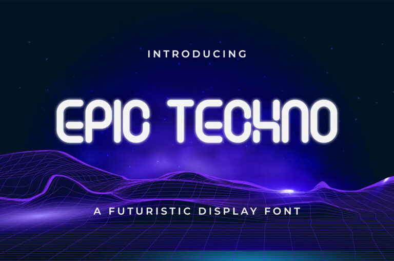 Epic Techno Font - DaFontHub