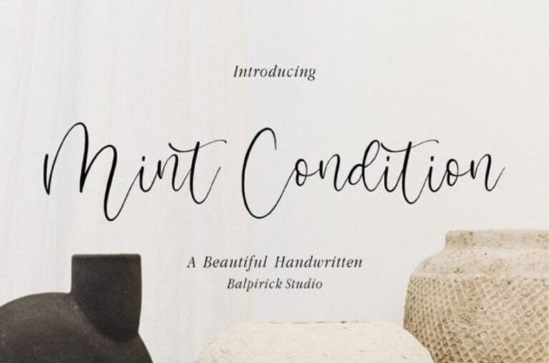 Mint Condition Font - DaFontHub