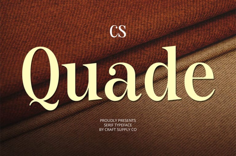 Quade Font - DaFontHub