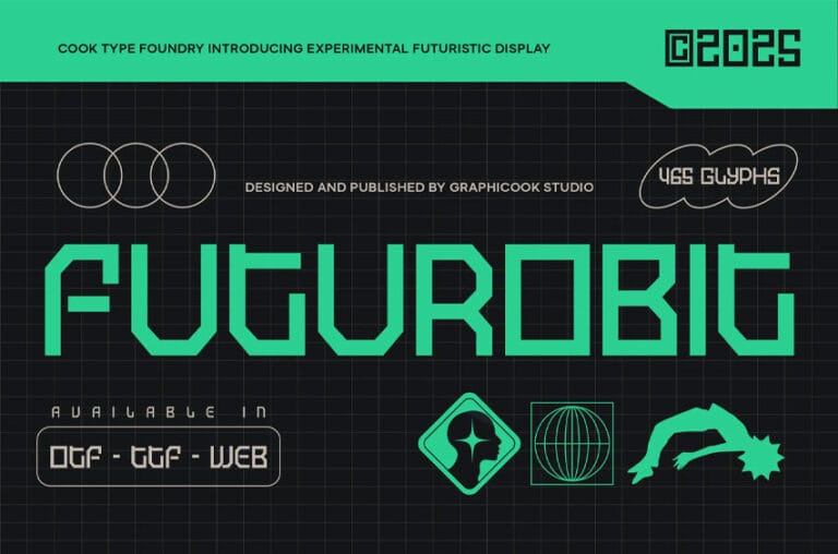 Futurobit Font - DaFontHub