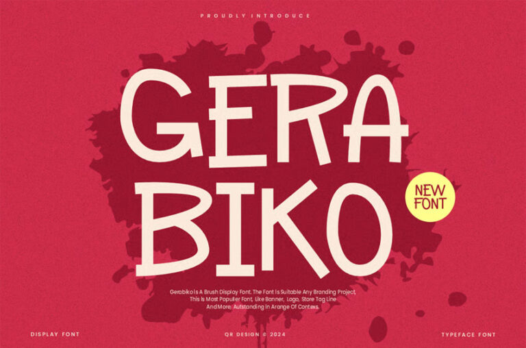 Gerabiko Font - DaFontHub