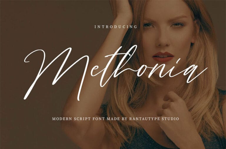 Methonia Font - DaFontHub