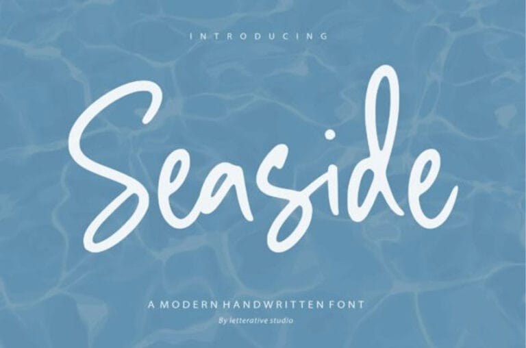 Seaside Font - DaFontHub