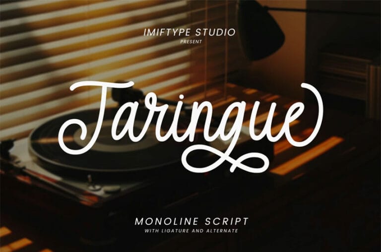 Taringue Font - DaFontHub