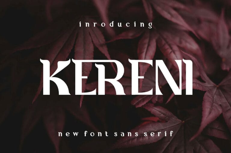 Kereni Font - DaFontHub