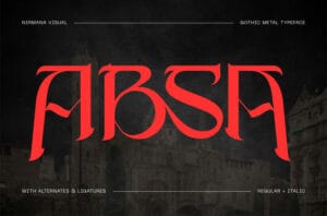 Absa Font - DaFontHub