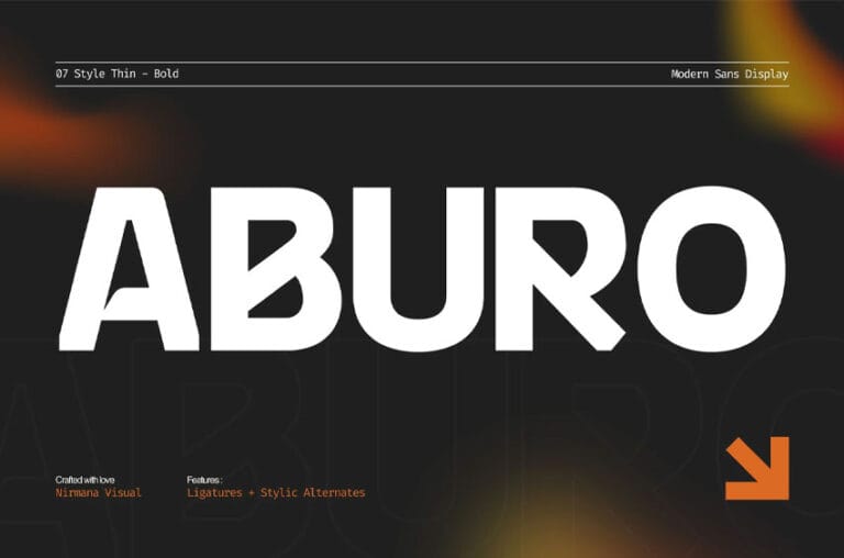 Aburo Font - DaFontHub