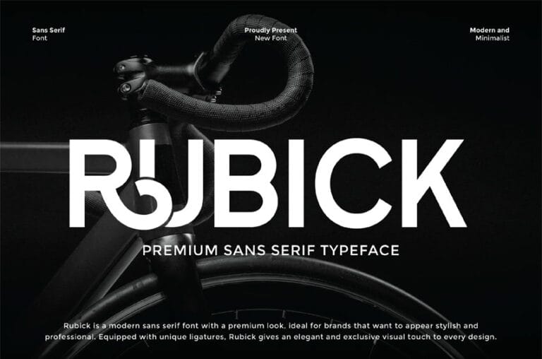 Rubick Font - DaFontHub